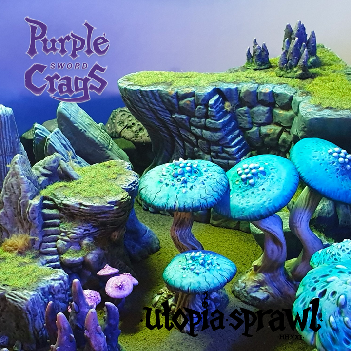 3D Printable Mushroom Forest - Full Package by Utopia Sprawl